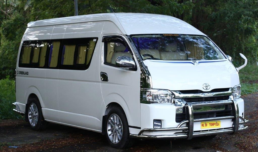 Toyota Hiace Commuter For Rent From Cochin | Kerala Tourist Taxi Service